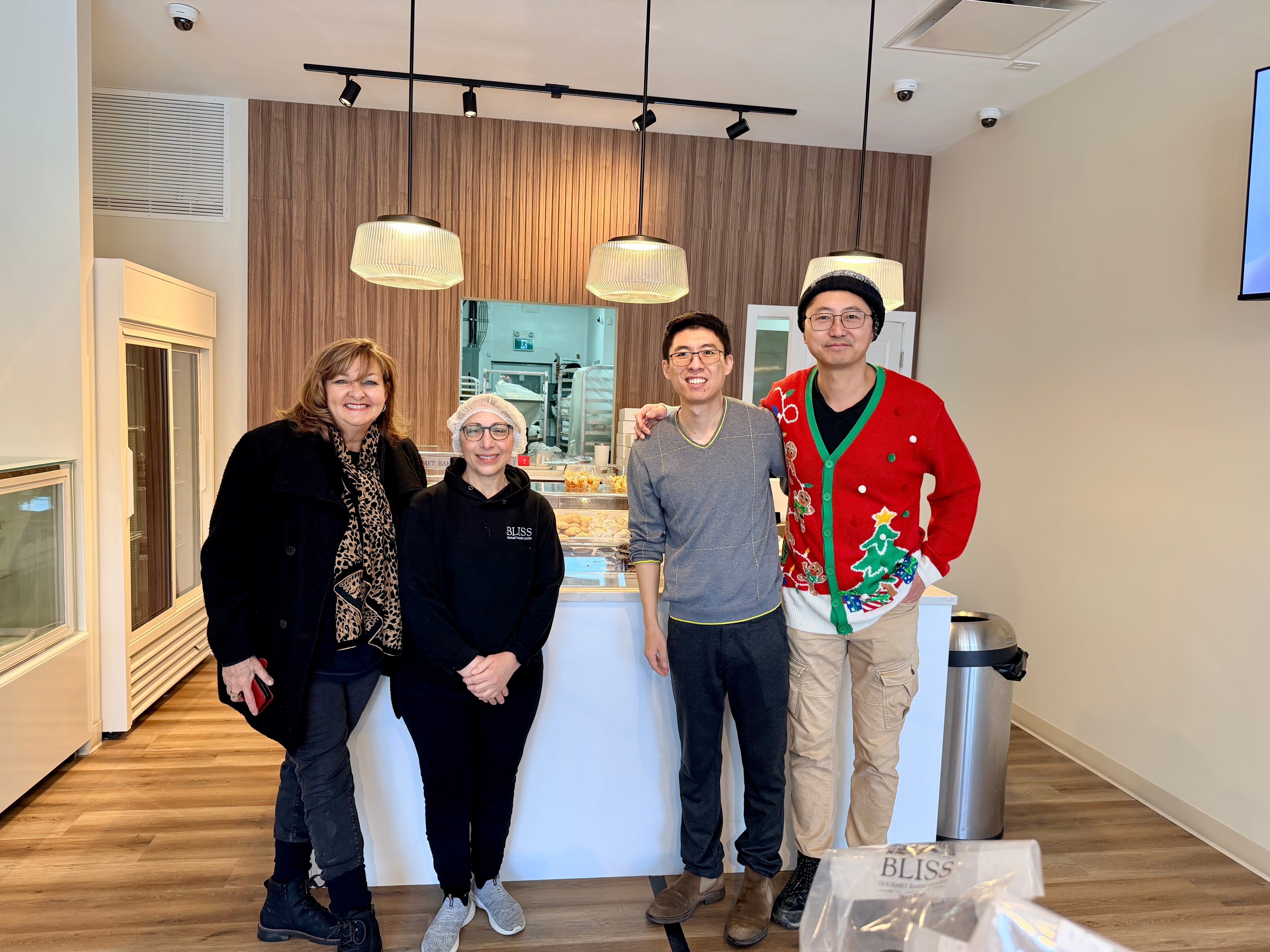 Deputy Mayor Janice Lukes Visits BLISS GOURMET BAKERY During Pre-Openi ...